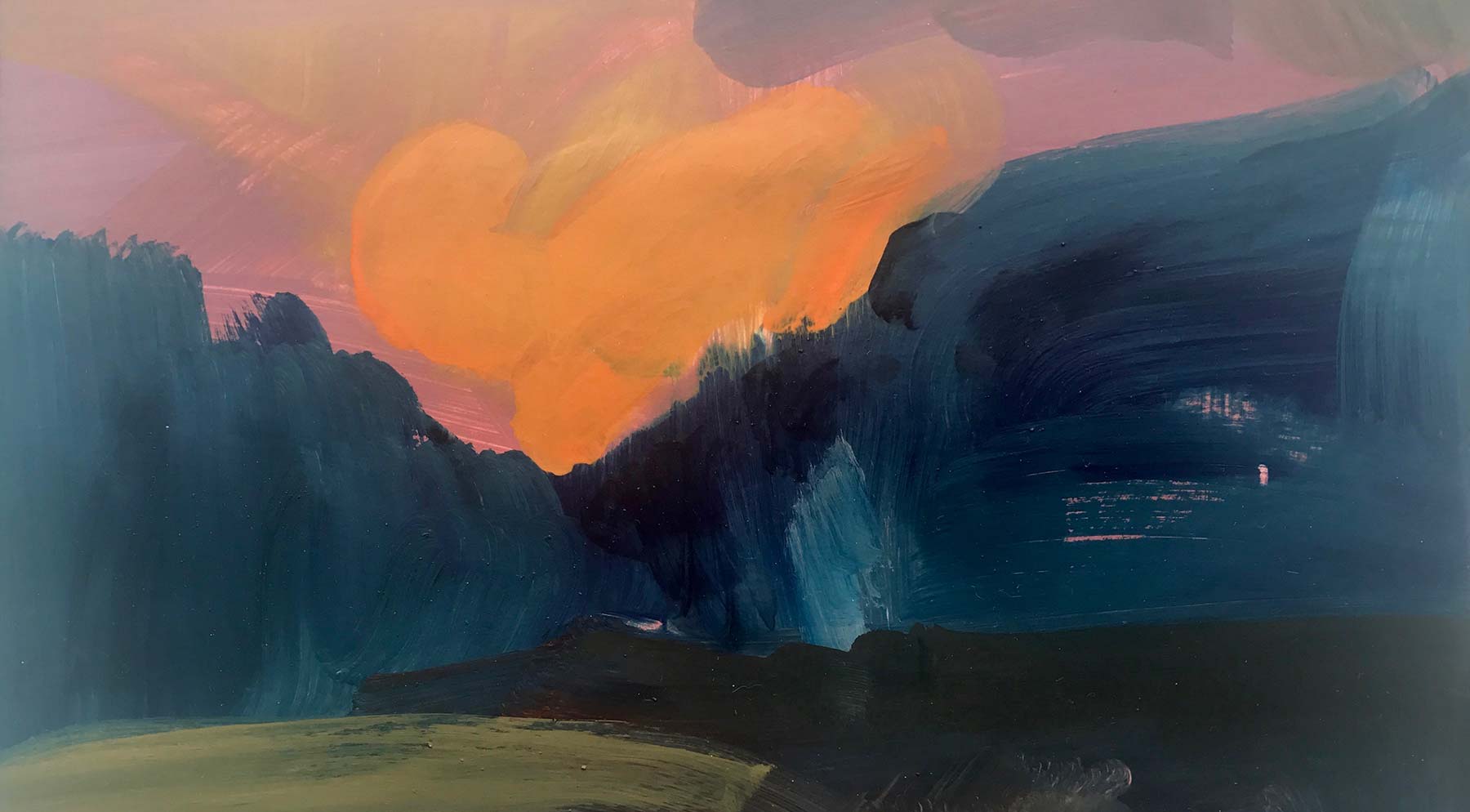 Mike Stanford contemporary Australian artist, colourful abstract art